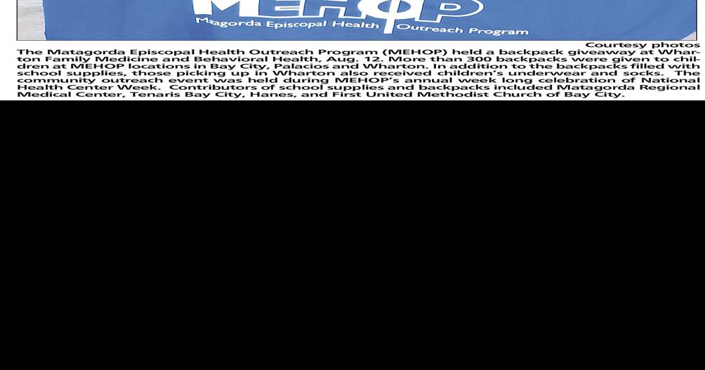 MEHOP in the community (See Aug. 19 WJ-S edition, page 7) | News ...