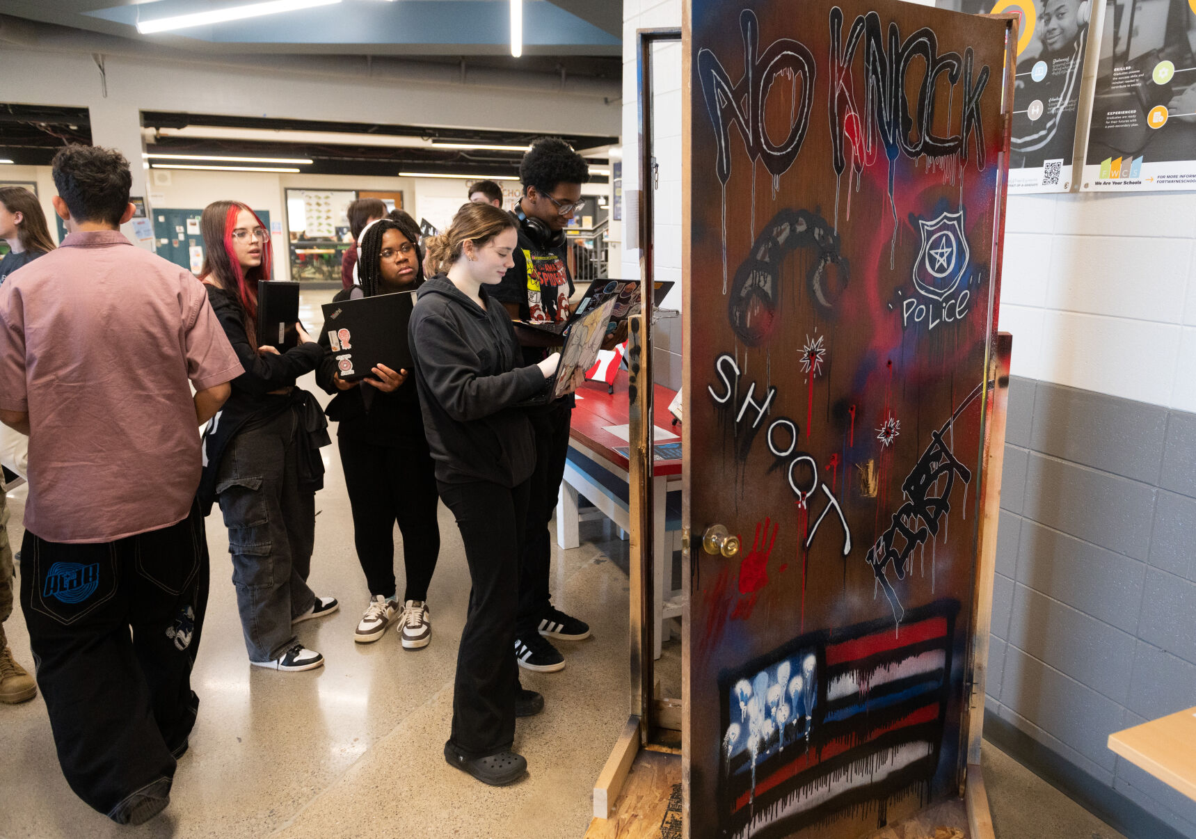 New Tech Academy art exhibit fights racism | | journalgazette.net
