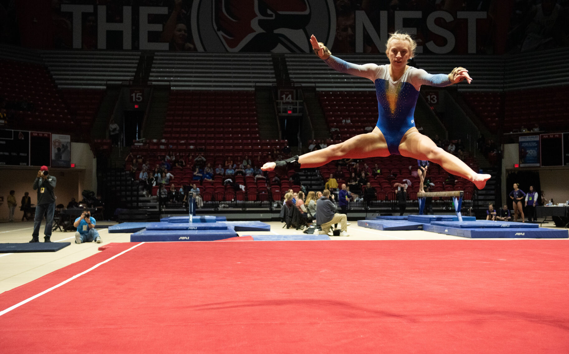 Scenes from Bishop Dwenger's gymnastics state finals win | Photo ...