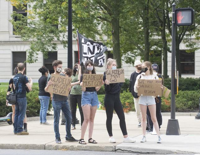 Protesters seek Gladieux's resignation | Local | journalgazette.net