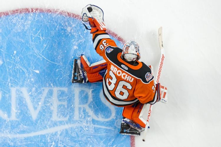 Brochu's unreal ride from spare Komets goalie to NHL game | Komets ...