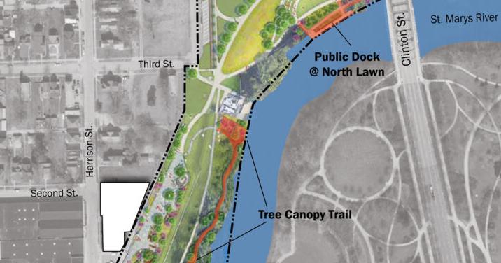 Fort Wayne Riverfront phase will no longer include tree canopy trail ...