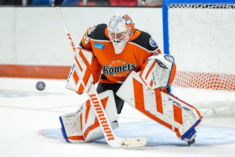 Brochu's unreal ride from spare Komets goalie to NHL game | Komets ...