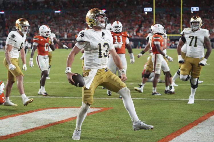 Irish QB CJ Carr impresses despite loss to Miami | Notre Dame | journalgazette.net
