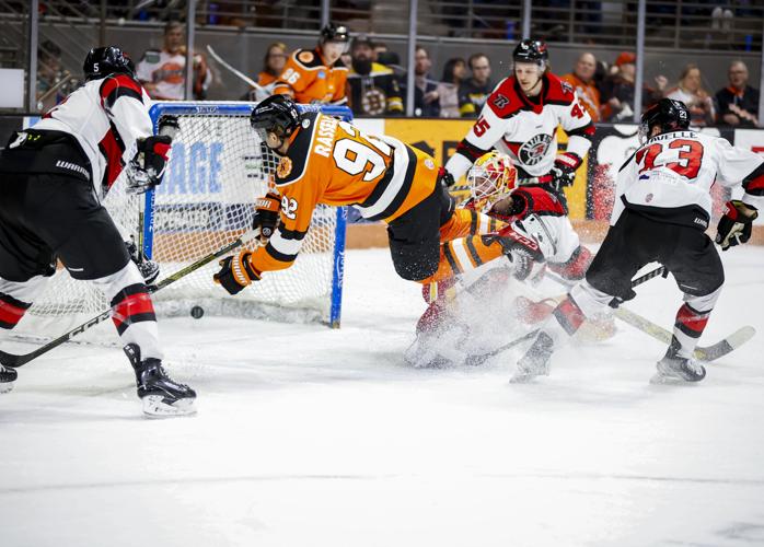 Komets play blue-collar hockey, defeat Rapid City 4-3, as netminder Ryan Fanti's epic weekend ...