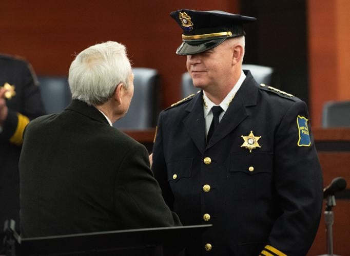 Scott Caudill sworn in as new Fort Wayne police chief | Police/Fire ...