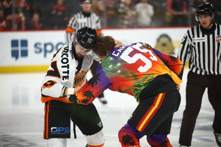 Komets start with bang, as Turcotte fights Indy's Cameron, but lose 1st ...
