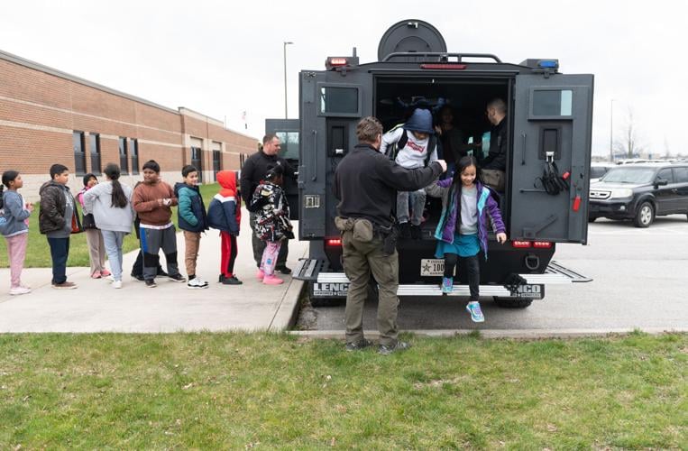 East Allen County schools welcome SWAT team for 'show-and-tell session ...