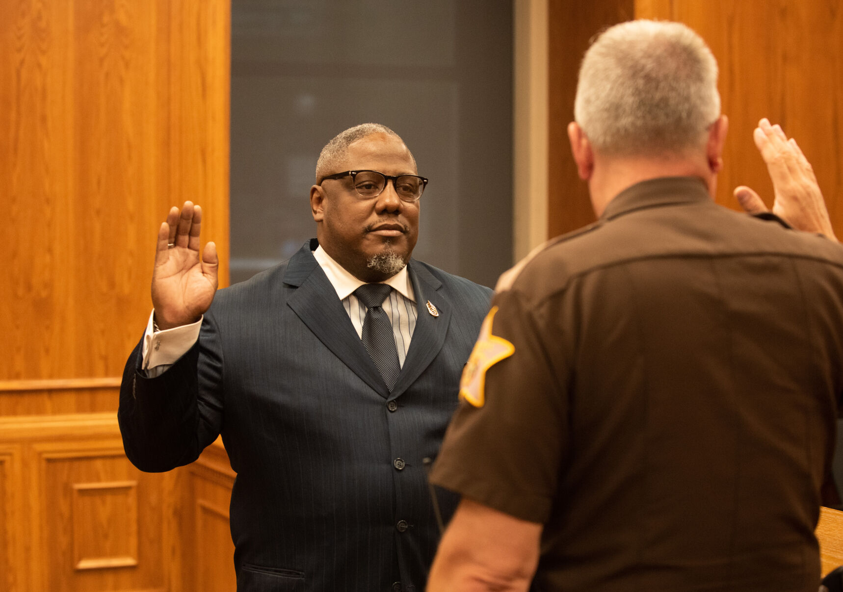 Curry sworn in as Lead Chaplain at Allen County Jail | Local ...