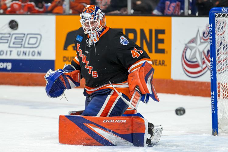 Goaltender Tyler Parks wants to use his size, savvy to protect Komets ...