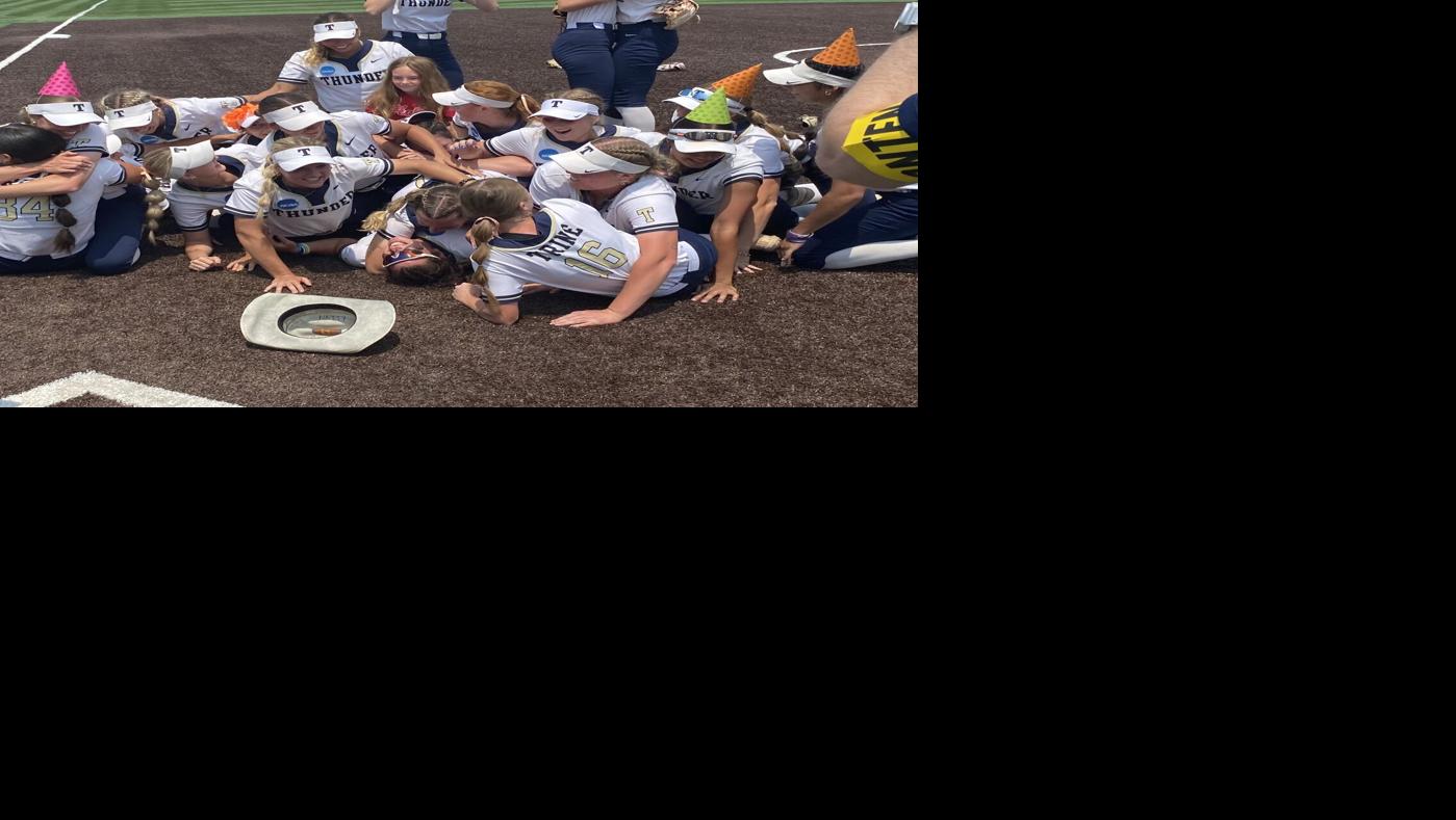 Champs! Trine wins D-III softball title | Local Colleges ...