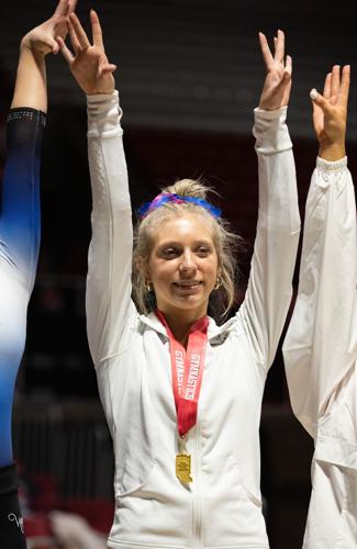 Saturday Gallery: Gymnastics State Finals at Worthen Arena in Muncie ...