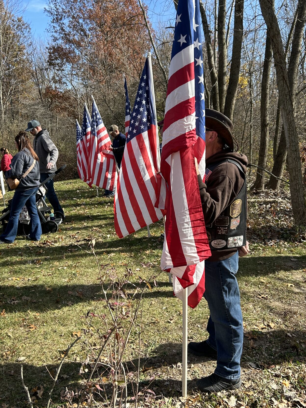 Fallen veteran honored with bench at Fort Wayne shrine | Local ...