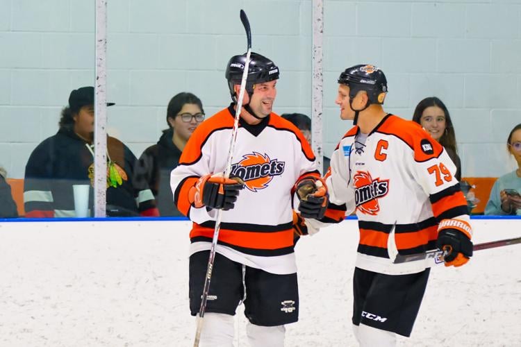 Joy mixed with sadness as hockey community honors Braydin Lewis at ...