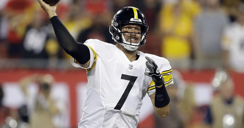 Roethlisberger Shines Steelers Hold Off Buccaneers 30 27 Nfl