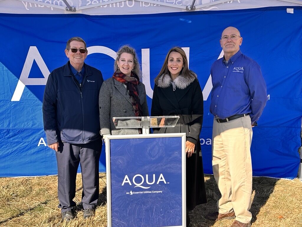 Aqua Indiana breaks ground on a $28 million wastewater treatment plant ...