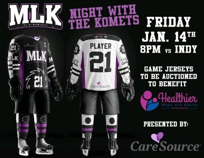 Komets to wear MLK jerseys Jan. 14 for charity | Ice Chips ...