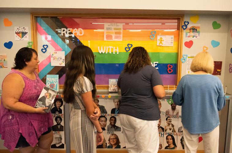 Supporters clear Peabody Public Library out of books in Pride displays ...