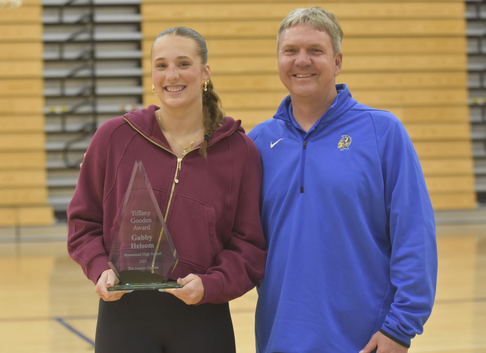 Homestead junior Gabby Helsom wins the 2025 Tiffany Gooden Award | High ...