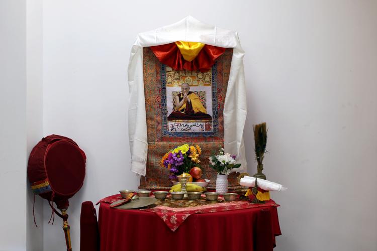 Monks start work on mandala at Allen County Public Library ...
