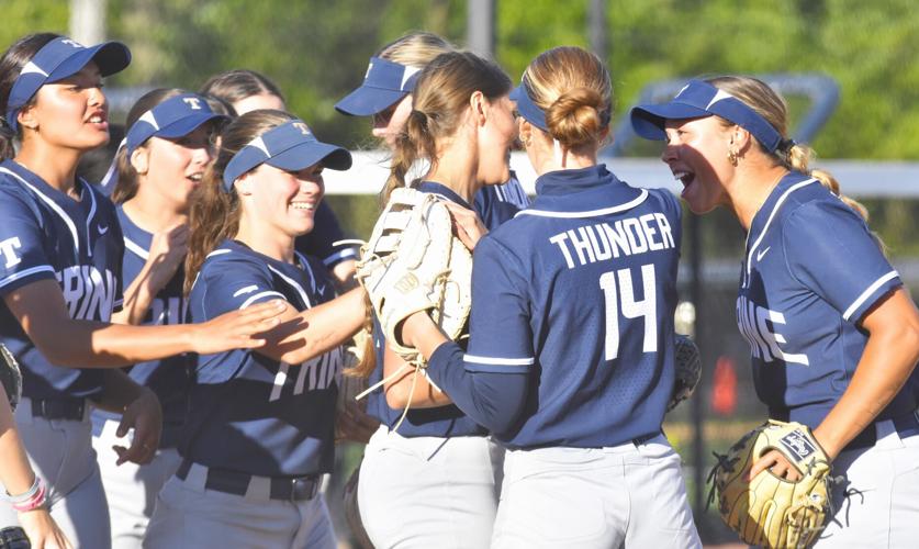 Friday gallery: Trine softball sweeps MIAA Tournament doubleheader ...