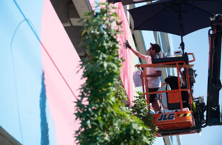 Artists work to create largest mural in Fort Wayne | Local Arts ...