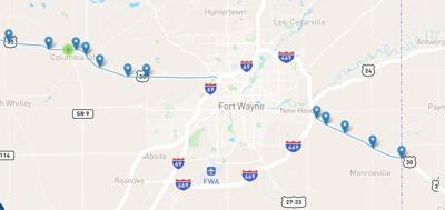 INDOT study analyzes 6 intersections along U.S. 30 in Allen County ...
