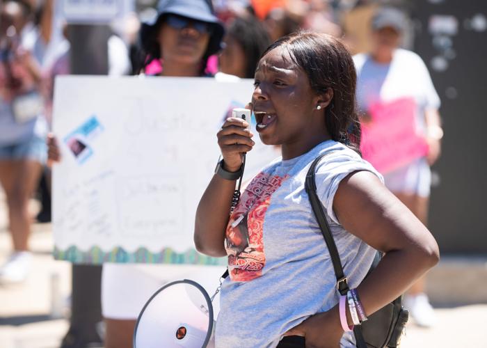 Protesters ask for change, transparency with police at Allen County ...