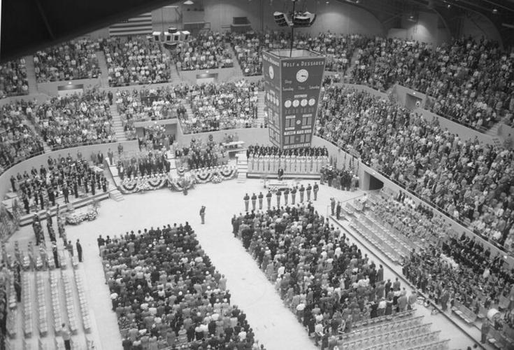 Sept. 28, 1952: Construction and dedication of Memorial Coliseum ...