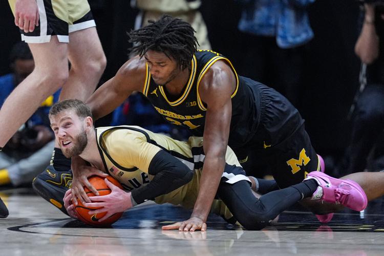 Purdue falls to No. 1 Michigan after rough first half | Purdue ...
