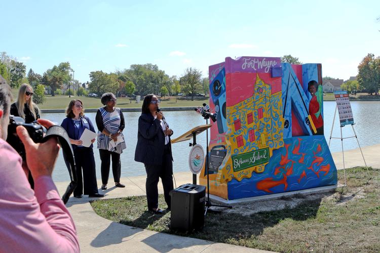 "I" AM Allen sculpture dedicated at Fort Wayne's Reservoir Park | Local ...