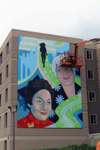 'Faces of the Fort' mural installed at Edsall House Apartments | Local ...