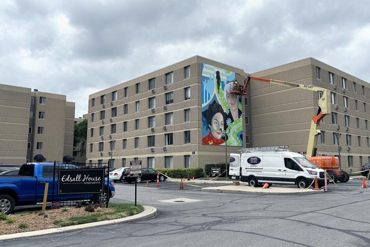 'Faces of the Fort' mural installed at Edsall House Apartments | Local ...