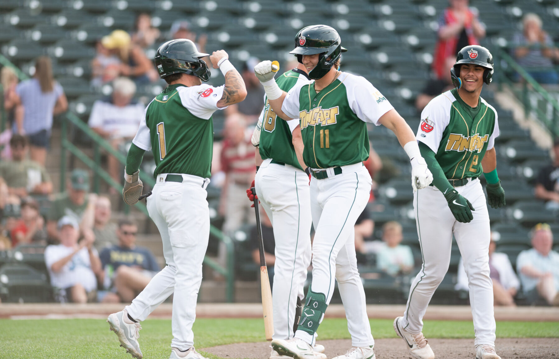 Wednesday Gallery: TinCaps defeat Lansing Lugnuts at home | Multimedia ...