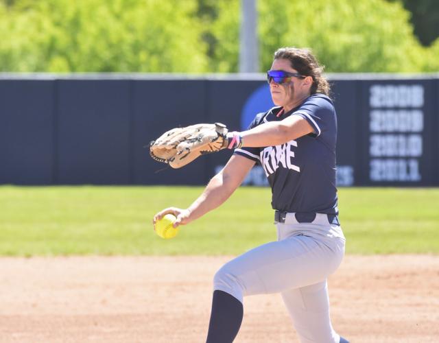 Friday gallery: Trine softball sweeps MIAA Tournament doubleheader ...