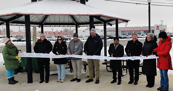 Officials dedicate a new 1.7-mile section of the Pufferbelly Trail ...