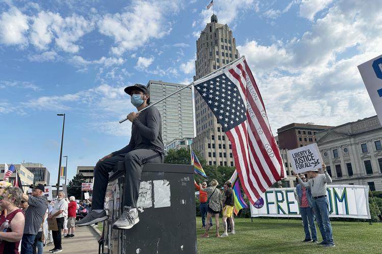 Hundreds turn out for Fort Wayne's Good Trouble Lives On rally | Local ...