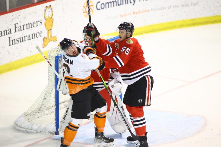 Brett Brochu's goalie fight part of history-making night for Komets ...