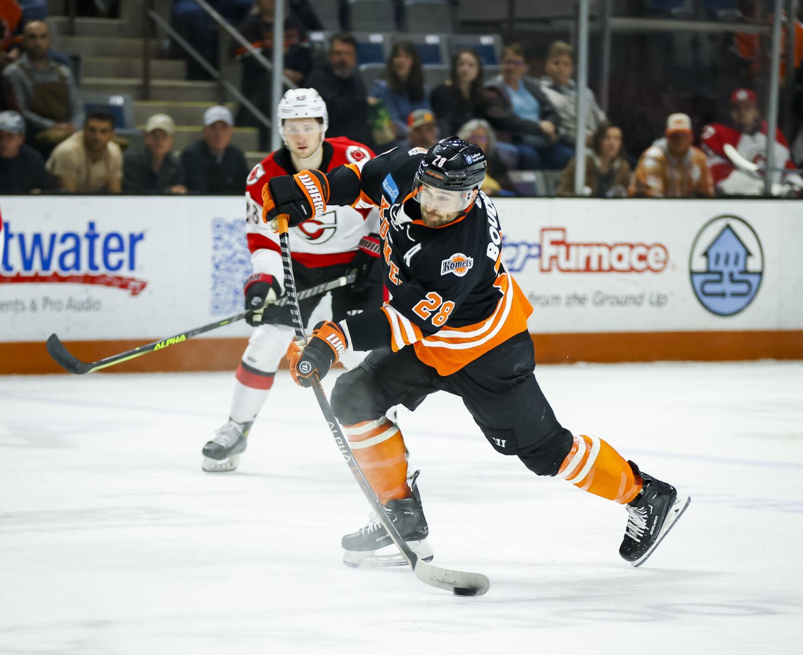 Boudens, who captained Komets in 2021-22, signs AHL deal with Henderson ...