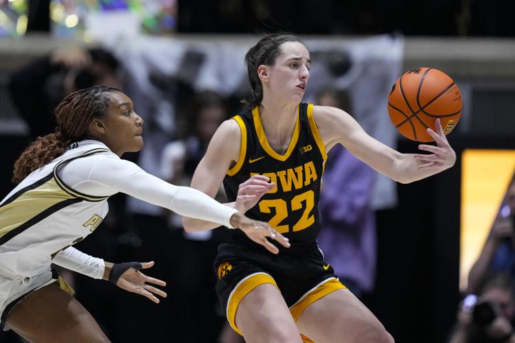 No. 3 Iowa, Clark shoot the lights out in easy win over Purdue | Purdue ...