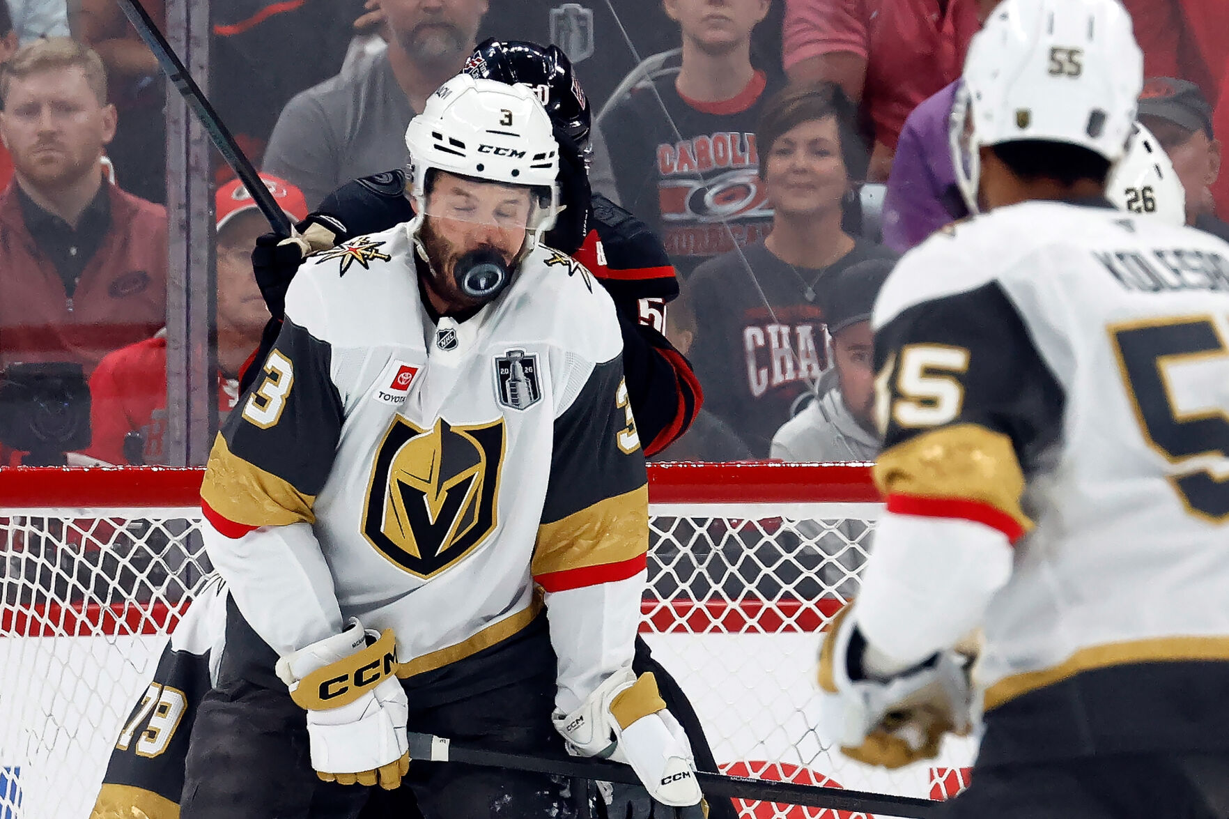Vegas D-man McNabb's Stanley Cup Final status is unclear after taking a ...