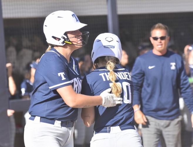 Friday gallery: Trine softball sweeps MIAA Tournament doubleheader ...
