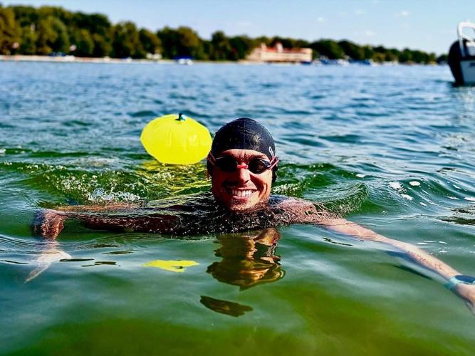Area endurance athlete completes circuit of Lake Wawasee | Recreation ...