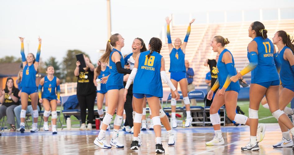 Carroll volleyball beats Homestead under stadium lights | High Schools ...