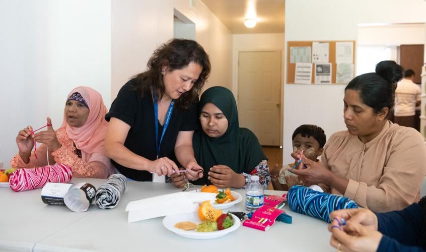Catholic Charities hosts support group for refugee women | Local ...