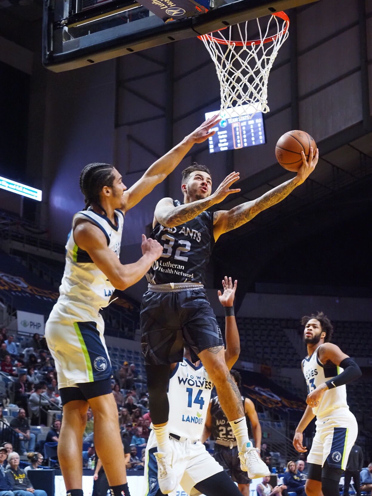 York huge again with 36 points, but Sirvydis key, too, as Mad Ants overcome Garza-led Wolves ...