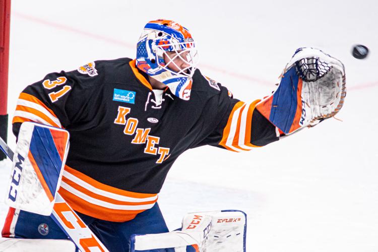 Goaltender Ryan Fanti 'in a groove' with Komets, as he tries to work ...