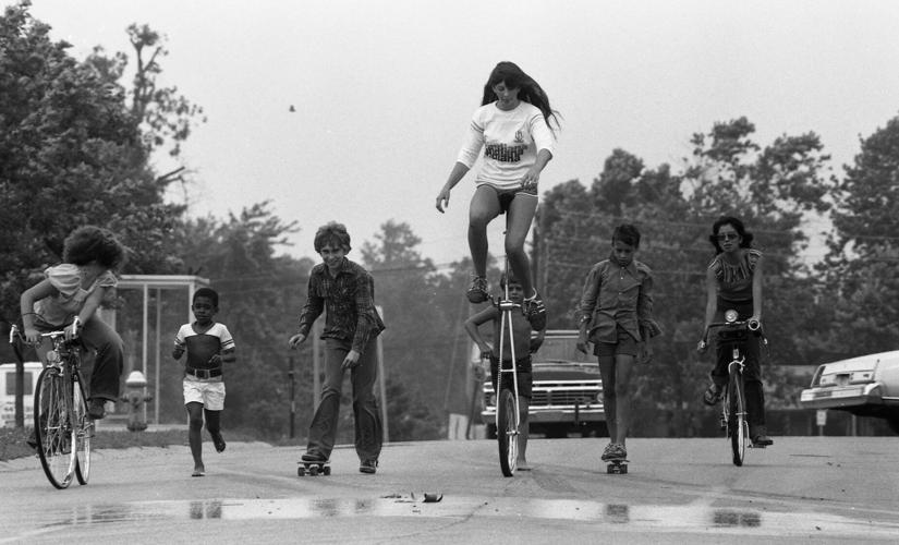 Aug. 3, 1979: Riding high on new unicycle | History Journal ...