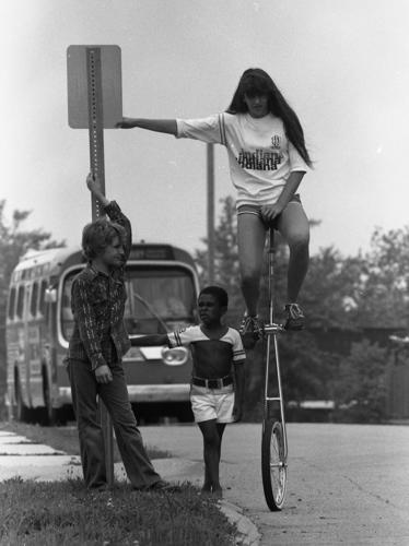 Aug. 3, 1979: Riding high on new unicycle | History Journal ...