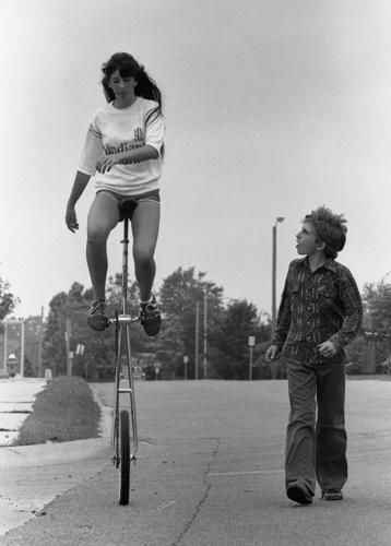 Aug. 3, 1979: Riding high on new unicycle | History Journal ...